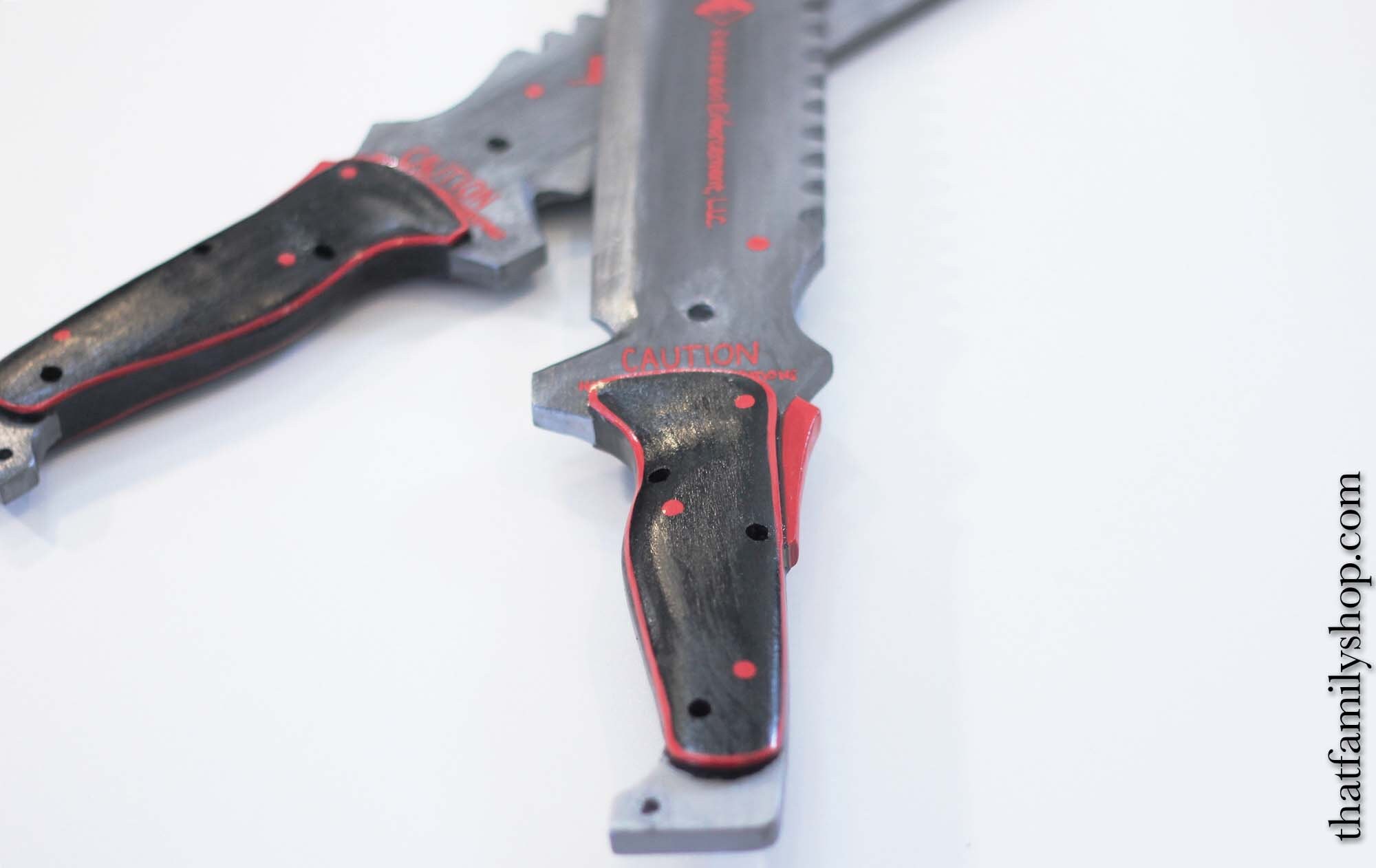 Video Game Sword Prop, Replica of Sundowner's Machetes From Metal Gear ...