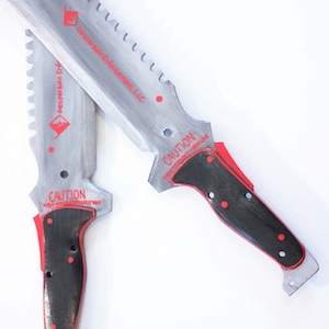 Video Game Sword Prop, Replica of Sundowner's Machetes From Metal Gear ...