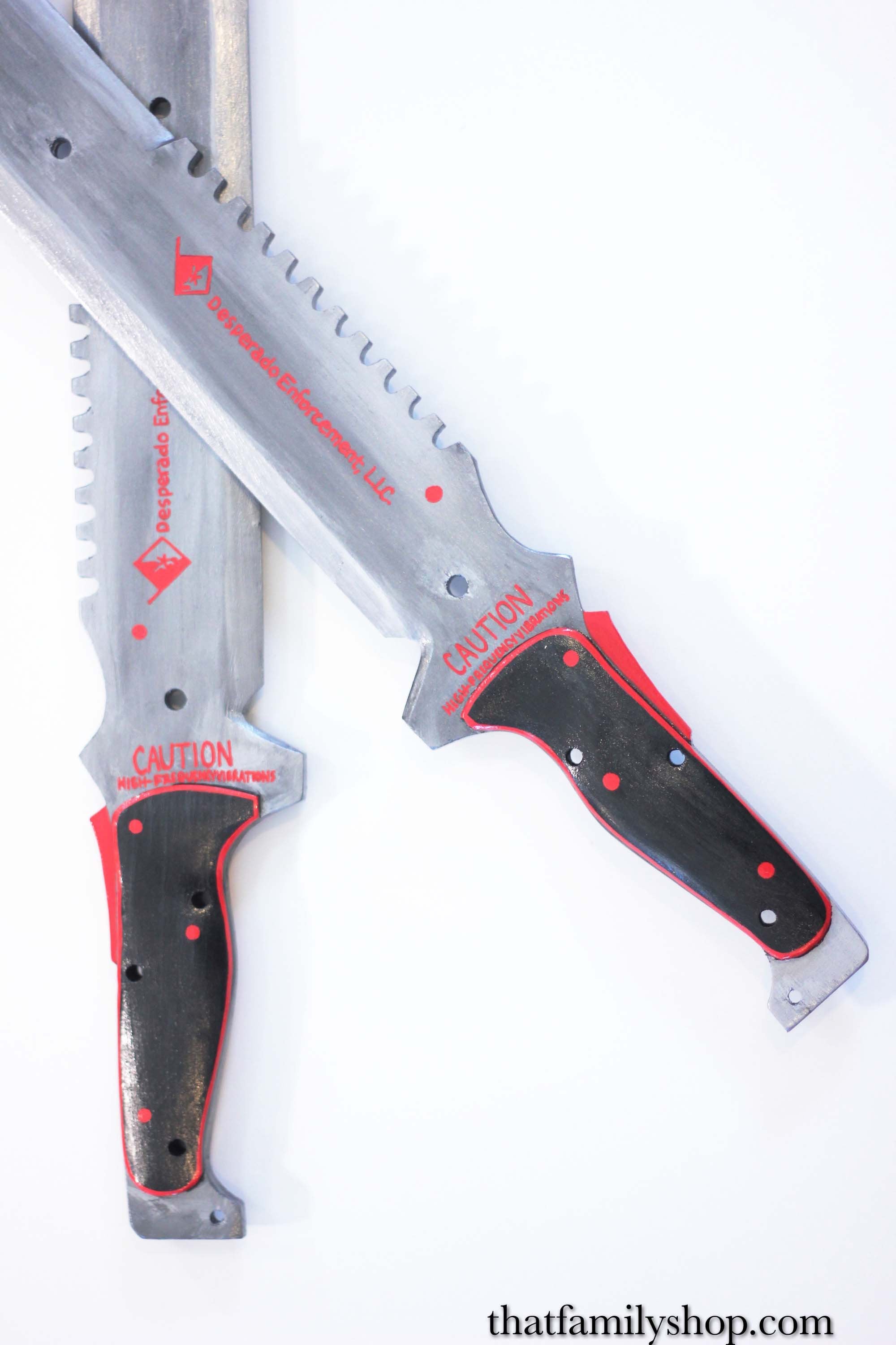 Video Game Sword Prop, Replica of Sundowner's Machetes From Metal Gear ...