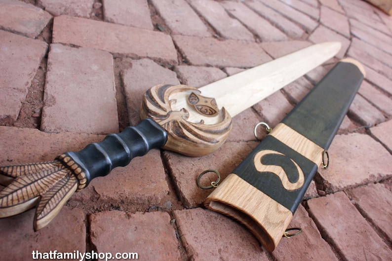 Elder Scrolls Nightingale Blade From Skyrim, Wood Handmade Prop Replica ...