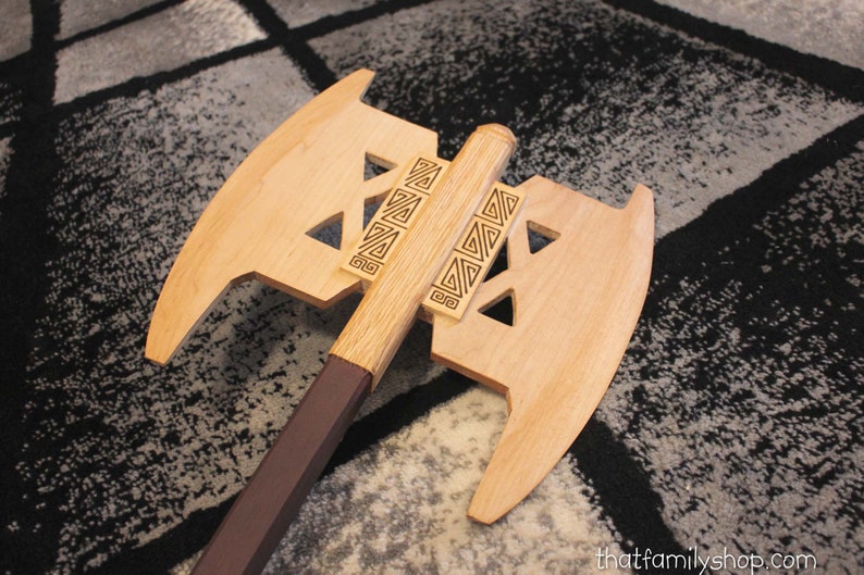 Massive Gimli's Axe Wooden Prop Large Double-bladed Battle - Etsy