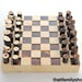 Handcrafted Minimalist Style Log Chess Setunique Tabletop - Etsy