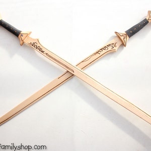 Icingdeath, Twinkle -- Wooden Cosplay Drizzt Do'urden's Scimitar Sword ...