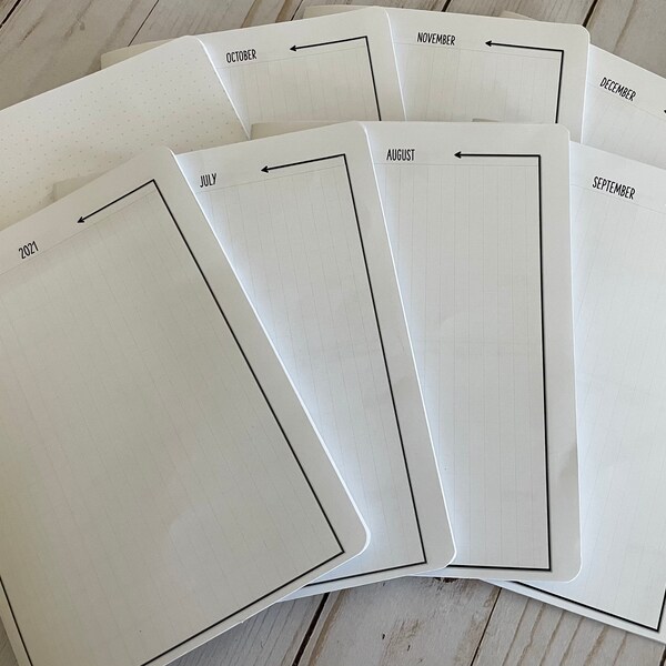 Printable Tn Inserts Etsy