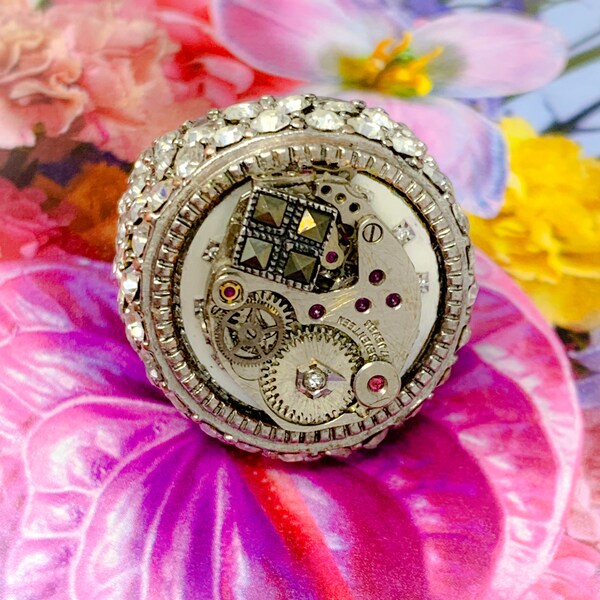 Watch Movement Ring - Etsy