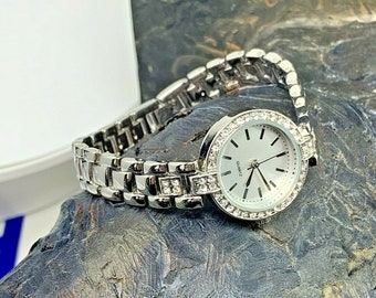 Silver Tone Watch | Etsy