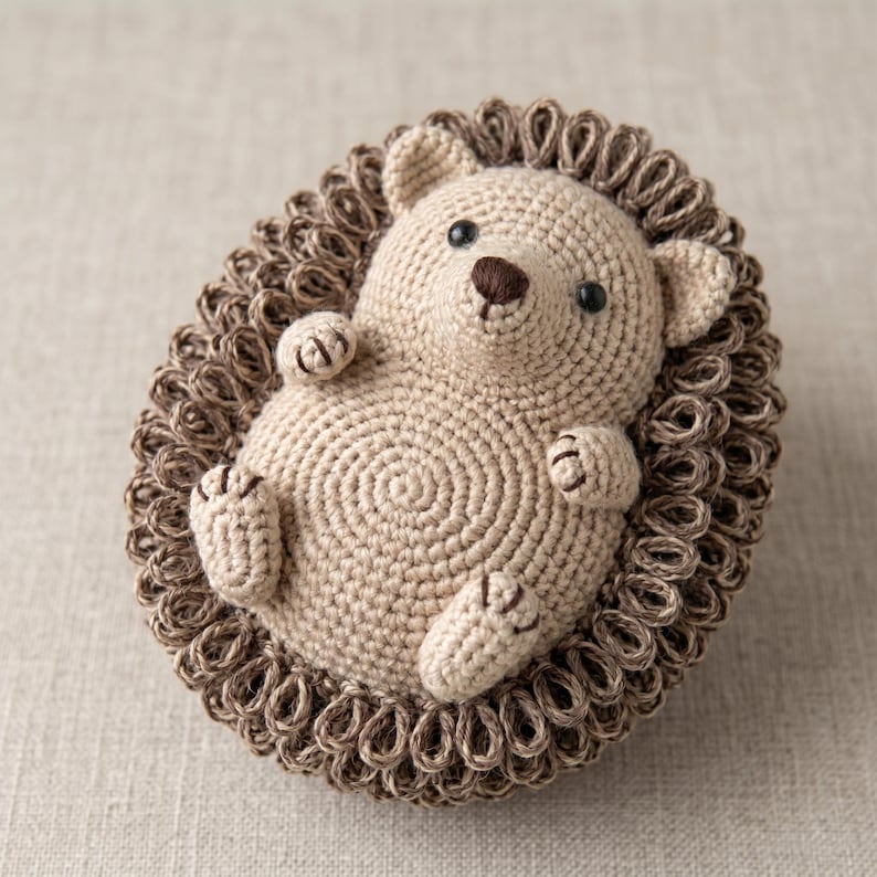 Realistic Hedgehog Crochet Pattern Amigurumi PDF | Intermediate ...