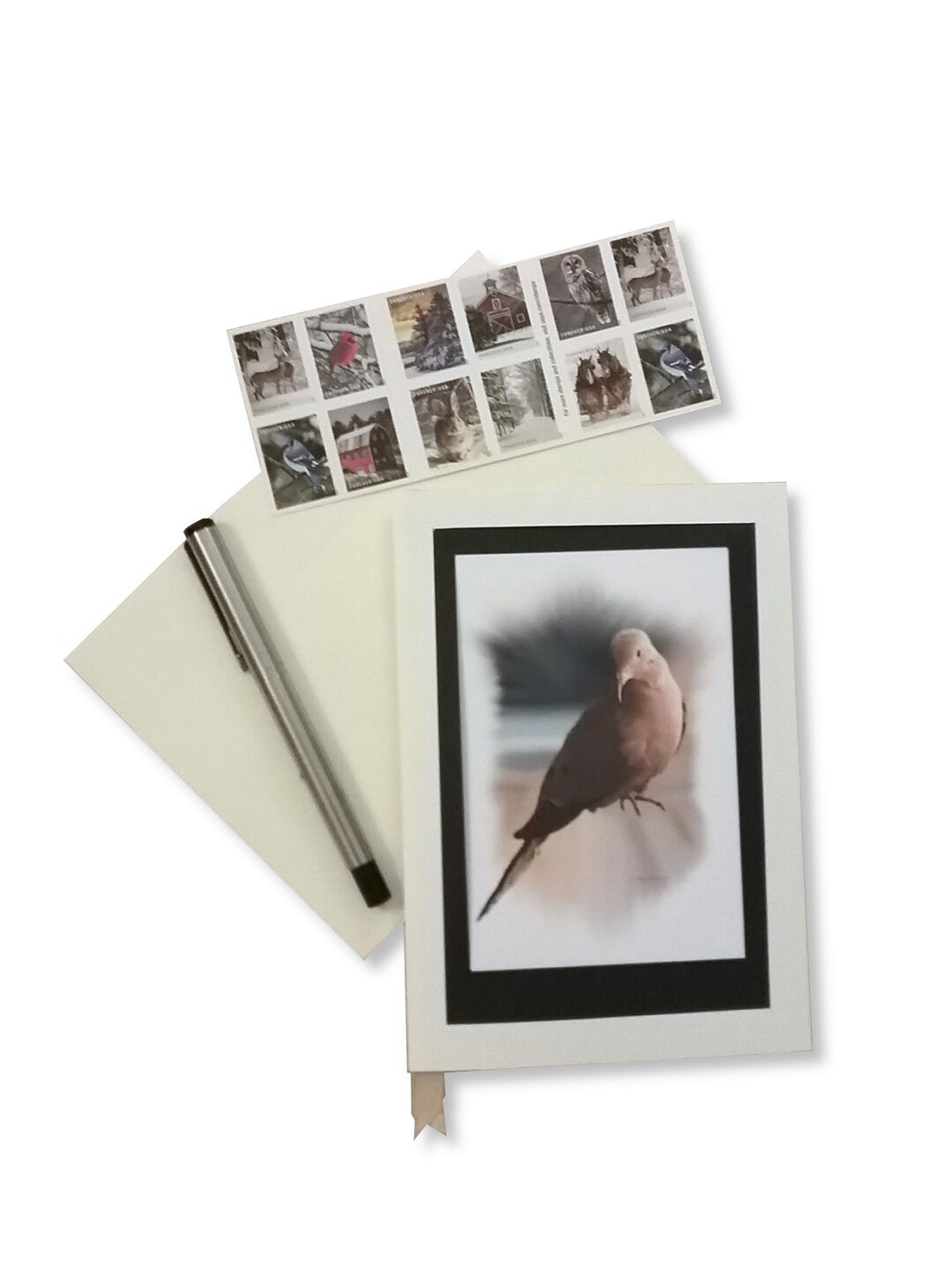 Mourning Dove Bird Art Cards, Set of 5, Frameable Prints, Artisan ...