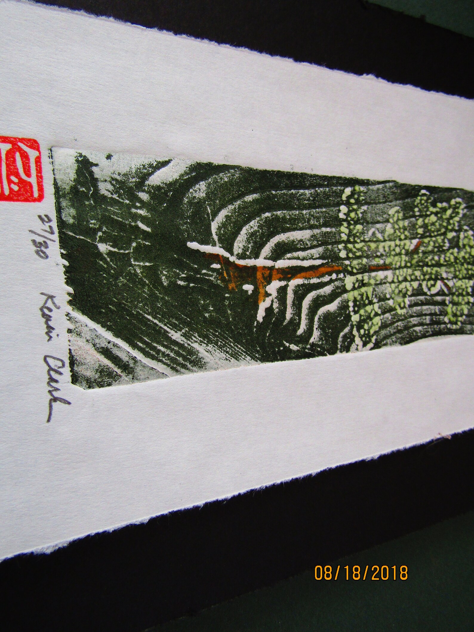 Tree Oak Wood Woodcut Engraving Woodblock Print Banhua - Etsy