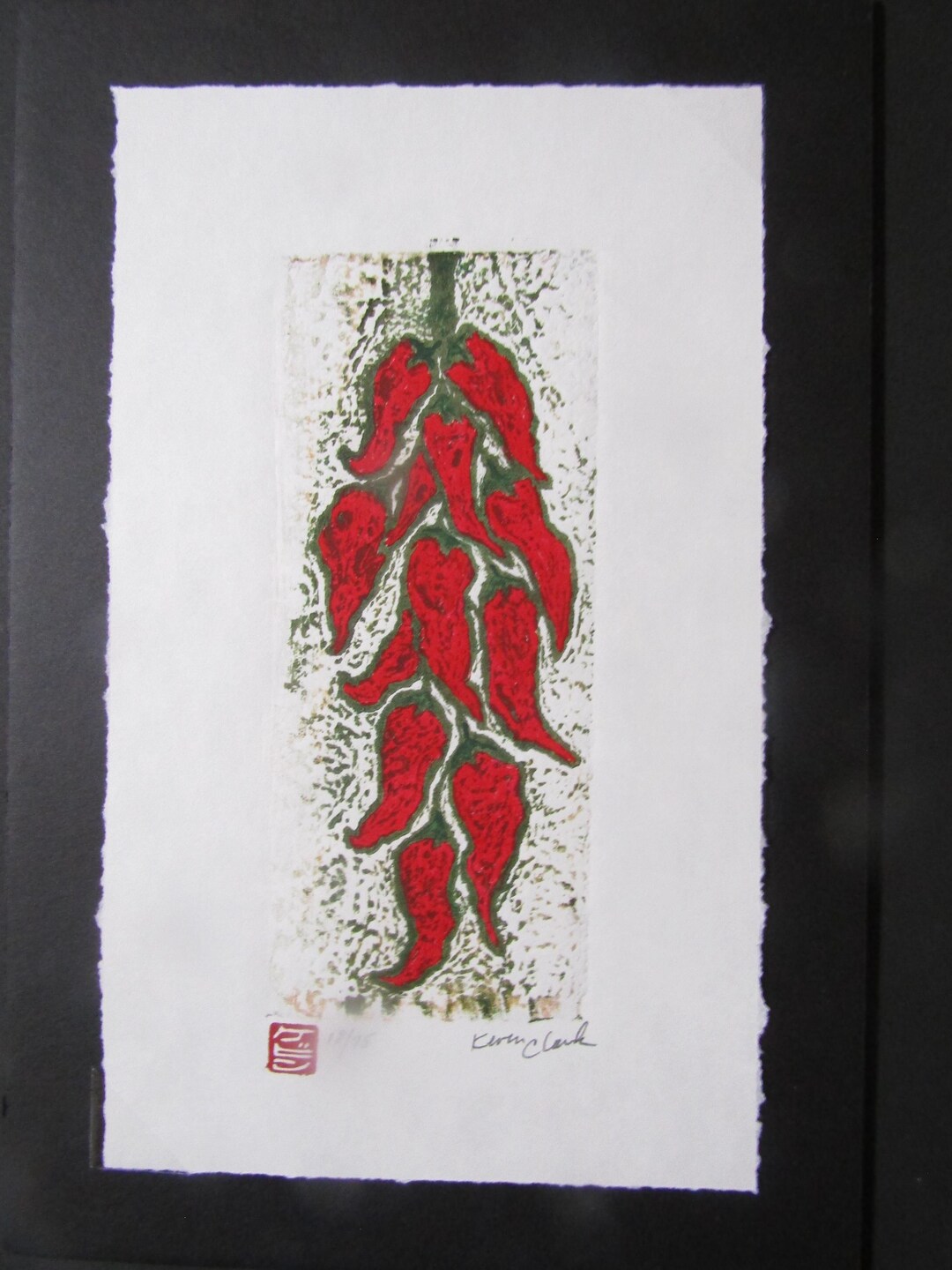 Hanging Hot Chili Peppers Jalapeno Anaheim Original Hand Carved ...