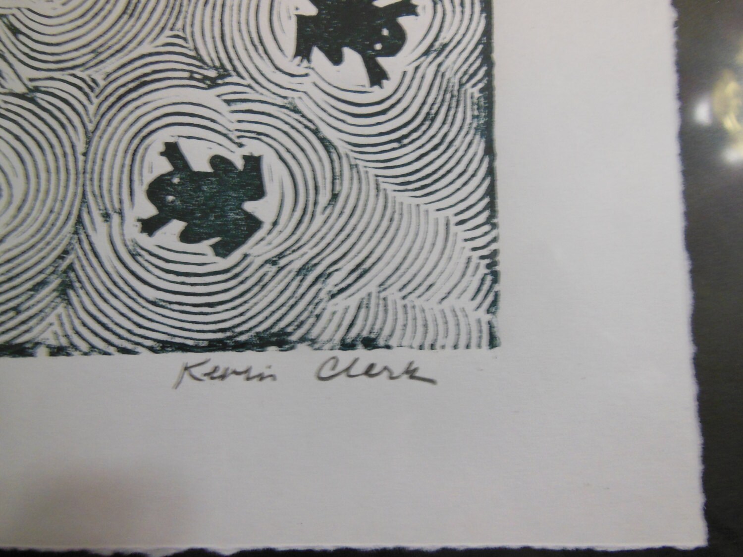 Frogs Froggy Frog Swimming Hand Carved Woodblock Print - Etsy