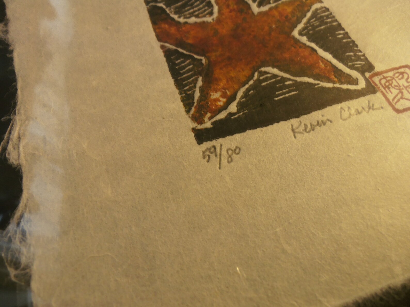 Starfish Stack Original Hand Carved Woodblock Print Moku Hanga - Etsy