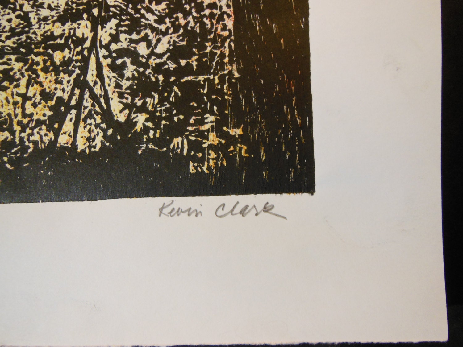 Maple Tree Forest Original Hand Carved Woodblock Print - Etsy