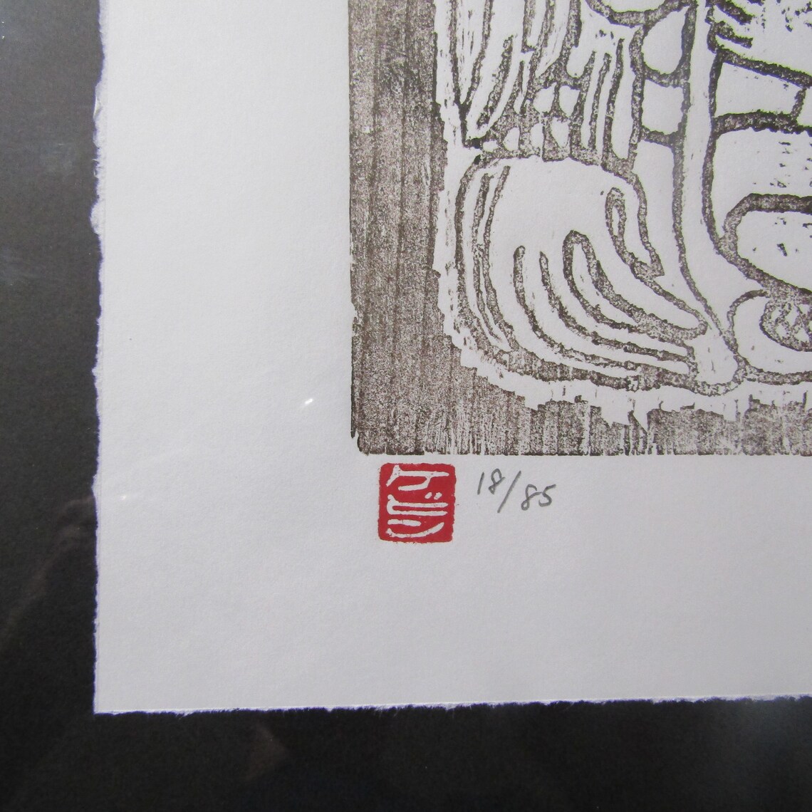 Mayan Glyph Copan Honduras Woodcut Engraving Carved Woodblock - Etsy