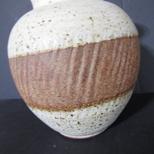 Hand Thrown Kiln Oregon Art Pottery Large Stoneware Vase Bowl by Artist ...