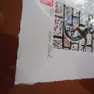 Lizard Wall Gecko Reptile Woodcut Engraving Hand Carved Woodblock Print ...