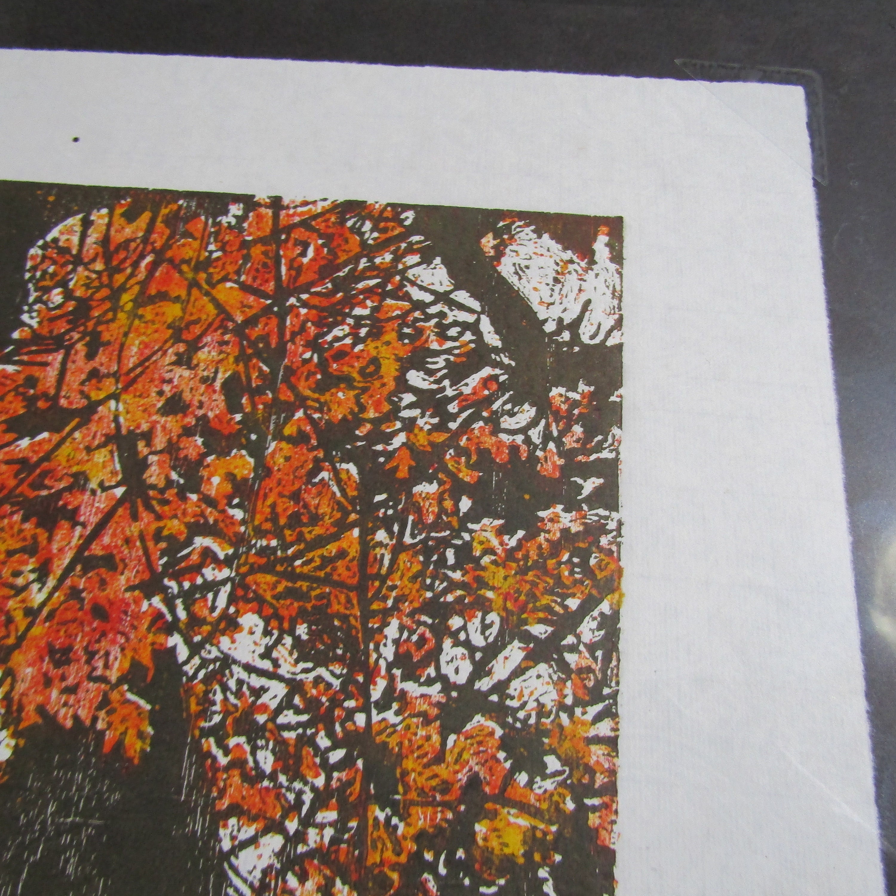 Up A Maple Tree Original Hand Carved Woodblock Print Japanese | Etsy