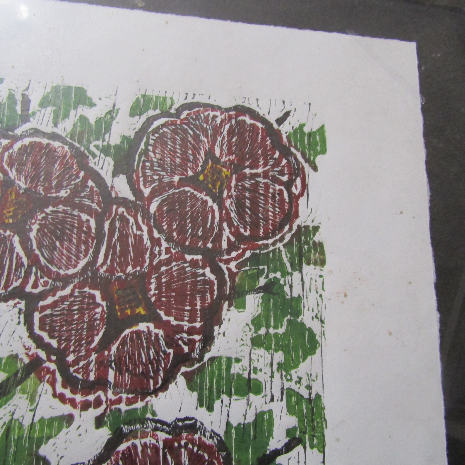 Wild Wood Rose Bush Flowers Original Modern Hand Carved - Etsy