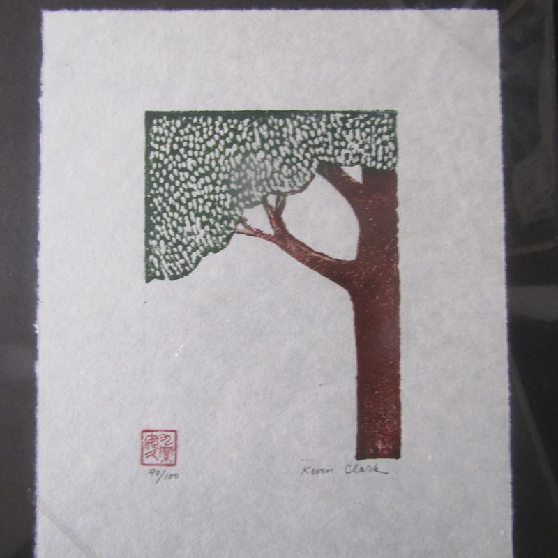 Block Print Tree - Etsy