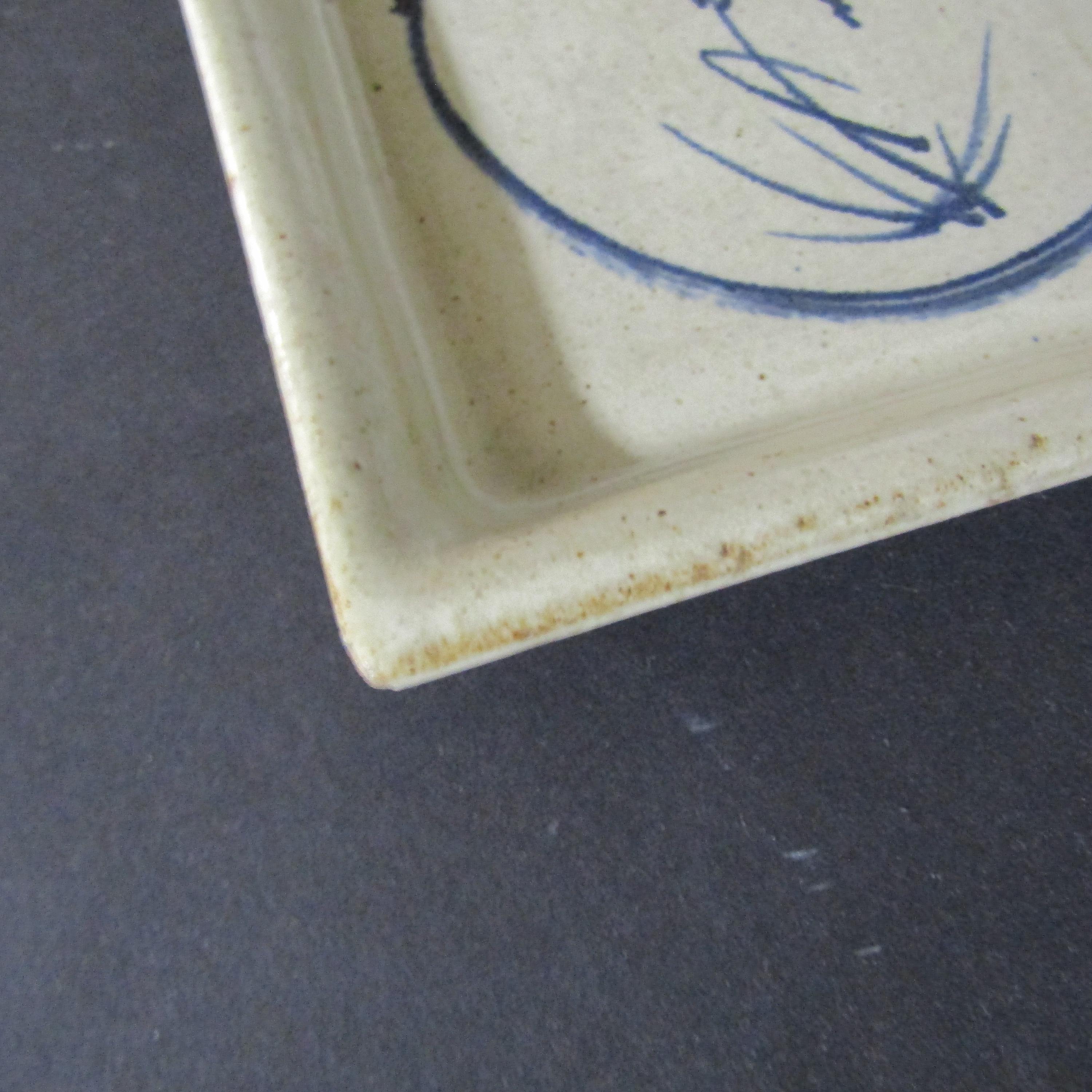 Hand Thrown Japanese Wood Kiln Pottery Organic Ikebana Bonsai Dish Bowl ...