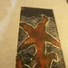 Starfish Stack Original Hand Carved Woodblock Print Moku Hanga Japanese Washi Paper Signed Kevin ...