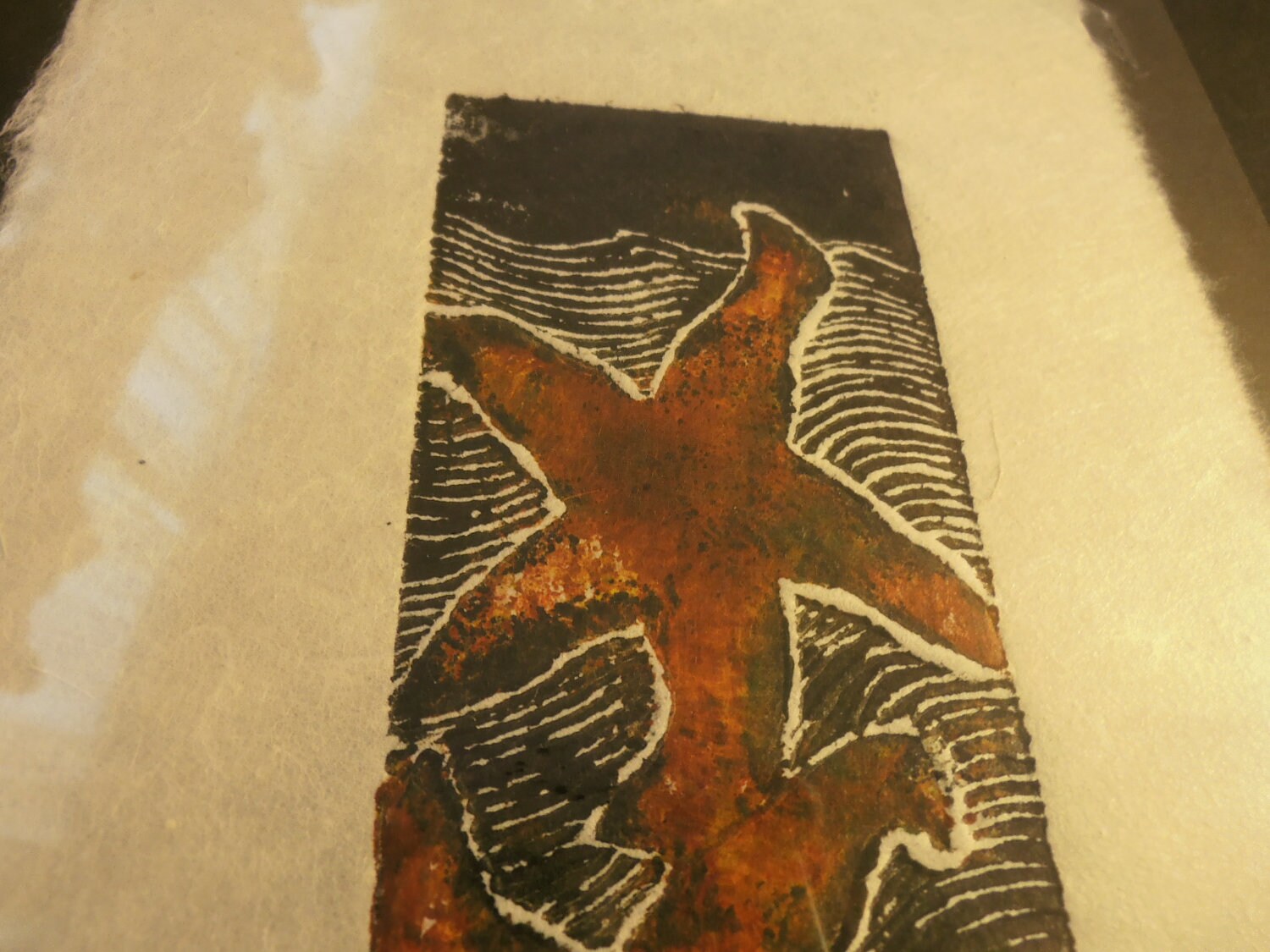 Starfish Stack Original Hand Carved Woodblock Print Moku Hanga - Etsy