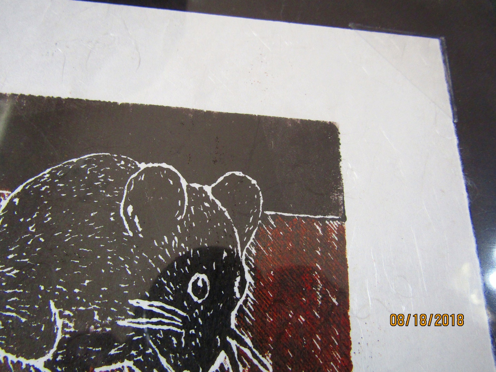 Nezumi Mouse Rat Mice Woodcut Engraving Hand Carved Woodblock - Etsy