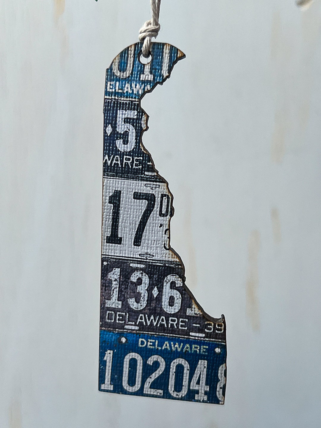 Delaware Handmade Gift for Friend Road Trip Ornament Handmade Christmas ...