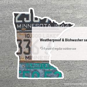 Vermont Vintage License Plate Sticker Waterproof Vermont Road Trip ...