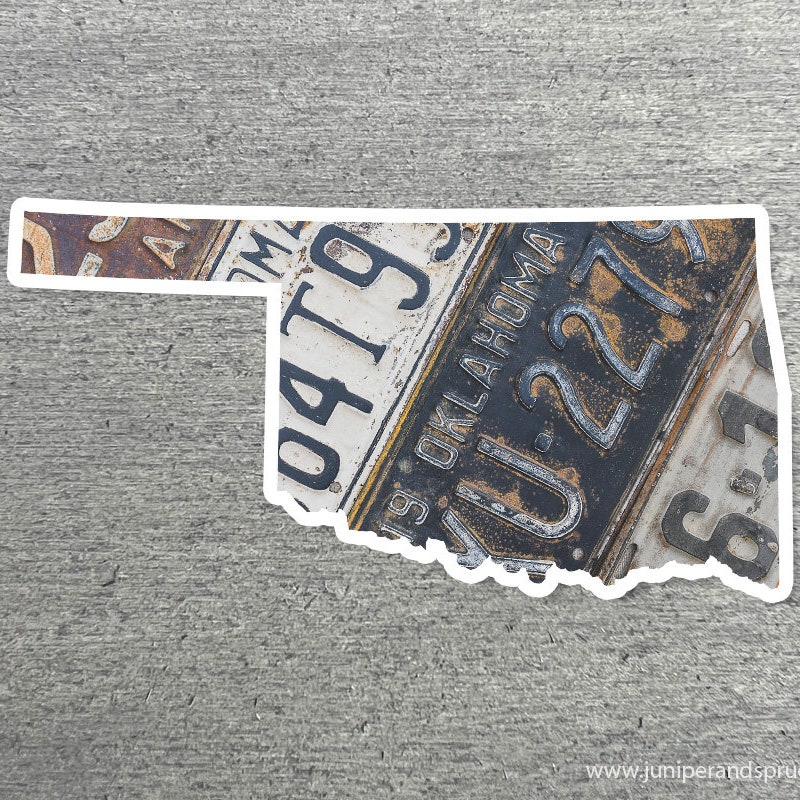 Oklahoma License Plates - Etsy