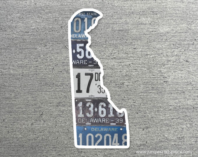 Welcome to Delaware Road Sign Stickers Delaware First State Welcome ...
