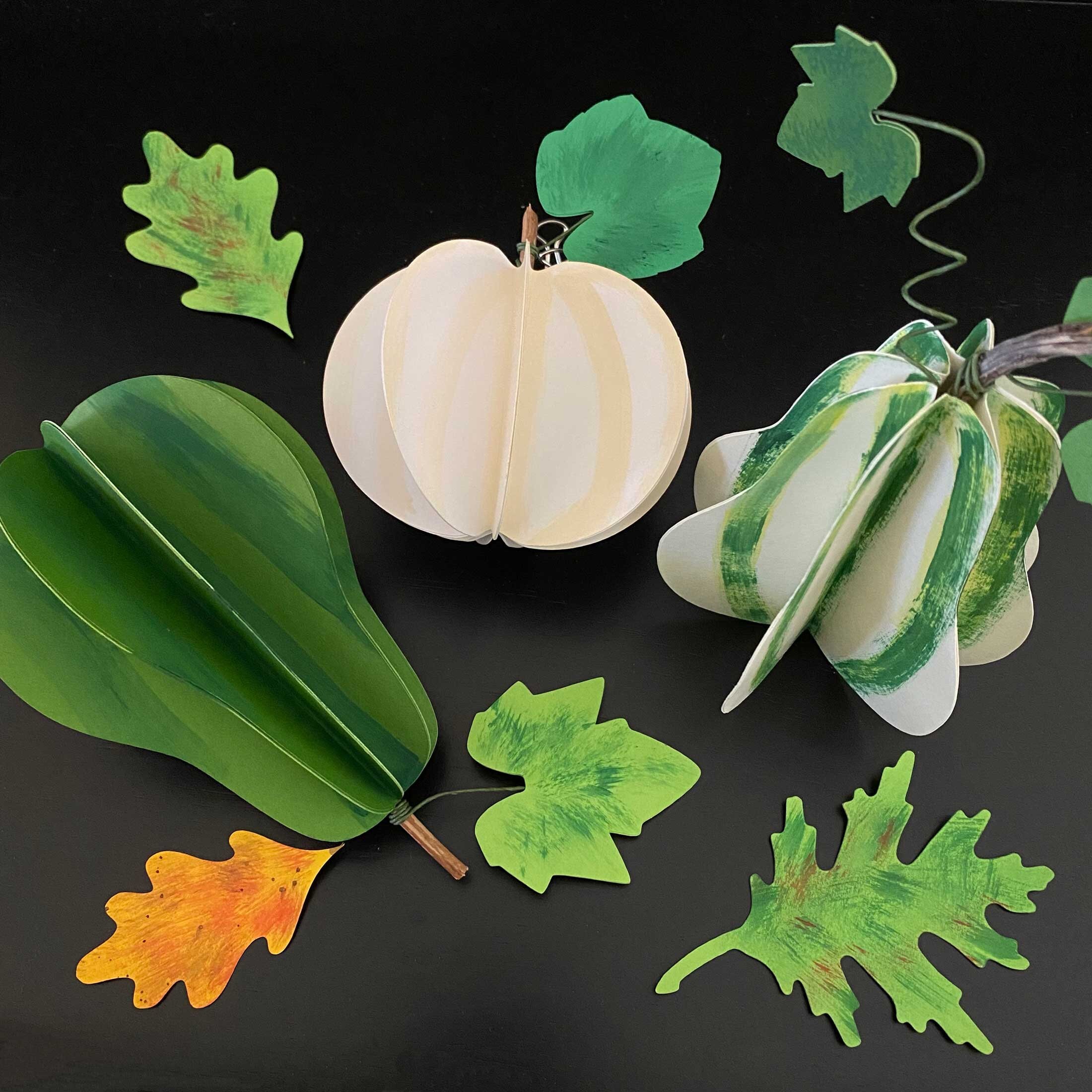 DIY Paper Pumpkins, Squashes, and Gourds | Paper Pumpkins Crafting ...