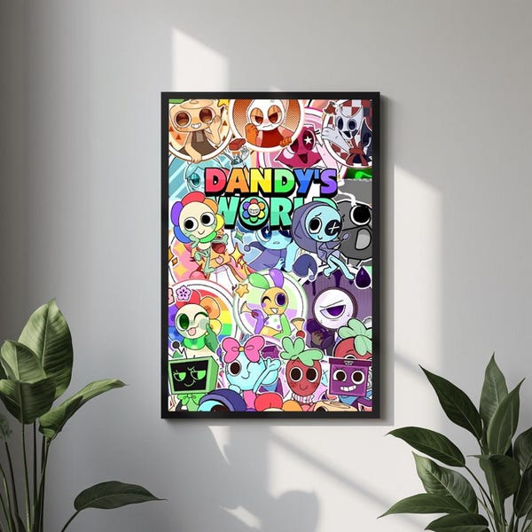 Dandy World Posters - Etsy UK