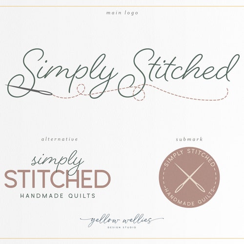 Sewing Logo Needle Logo Premade Logo Business Logo | Etsy