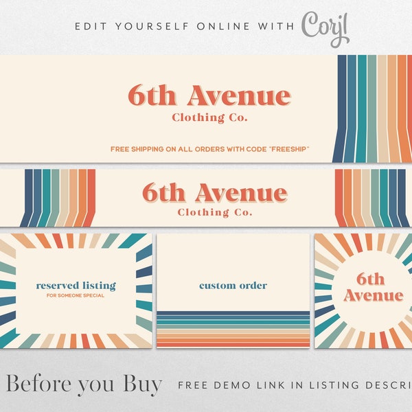 Vintage Shop Banner - Etsy