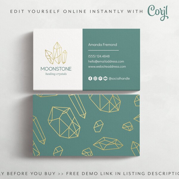 Crystal Template - Etsy