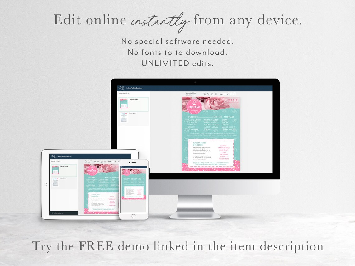 CORJL Editable Product Label Template Botnaical Gold Leaf | Etsy