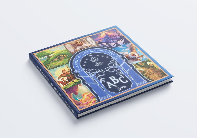 Lotr Baby ABC Book - Soft- or Hardcover - Fantasy Nursery Book - Lord ...