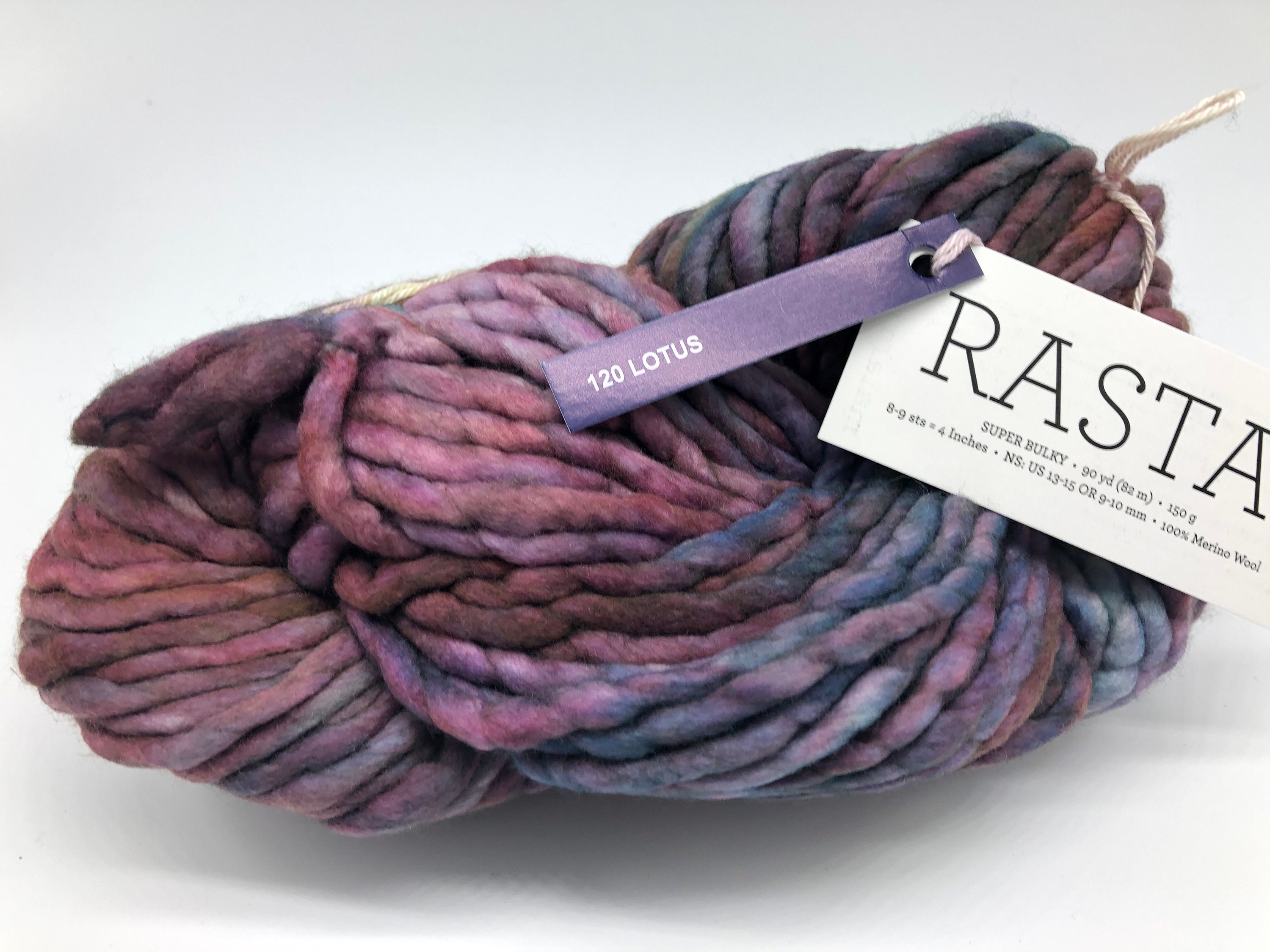 Malabrigo Rasta Yarn Knitting Pattern - Super Bulky - 100% Merino Wool ...