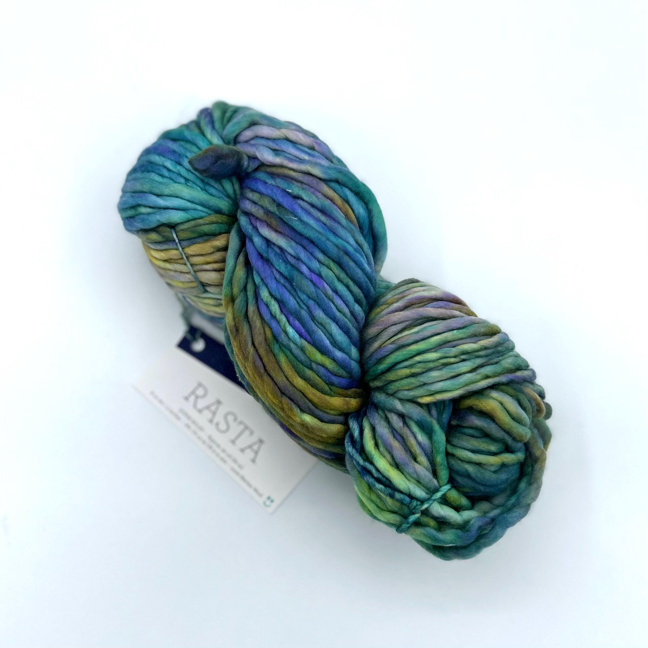 Malabrigo Rasta Yarn, Super Bulky, 100% Merino Wool, Indiecita 416