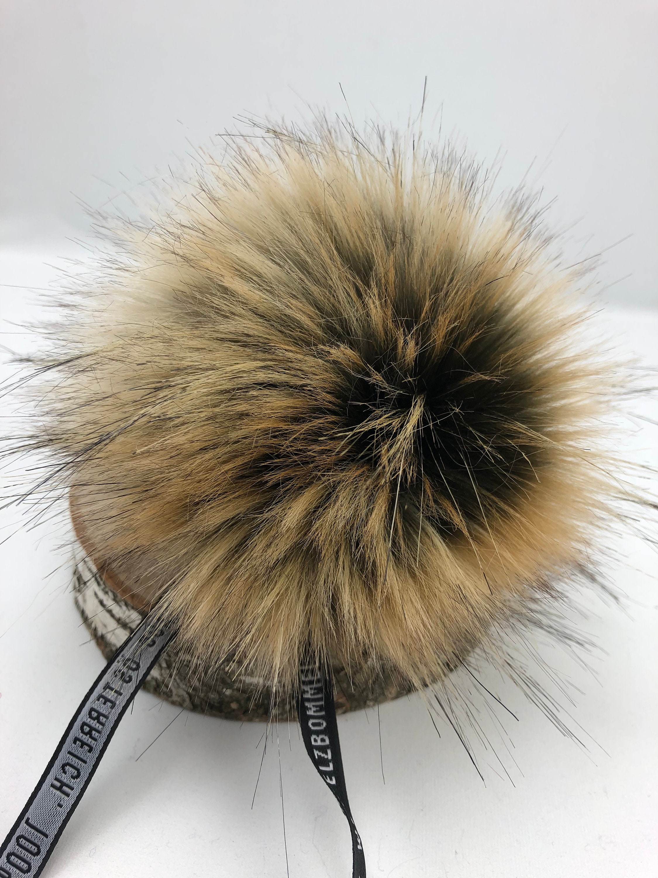 Aheadhunter faux fur Pom Pom - Premium Pom Pom - hat topper - knit ...