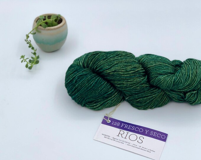 Malabrigo Rios Yarn + Hat Knitting Pattern, Worsted, 100% Merino Wool ...