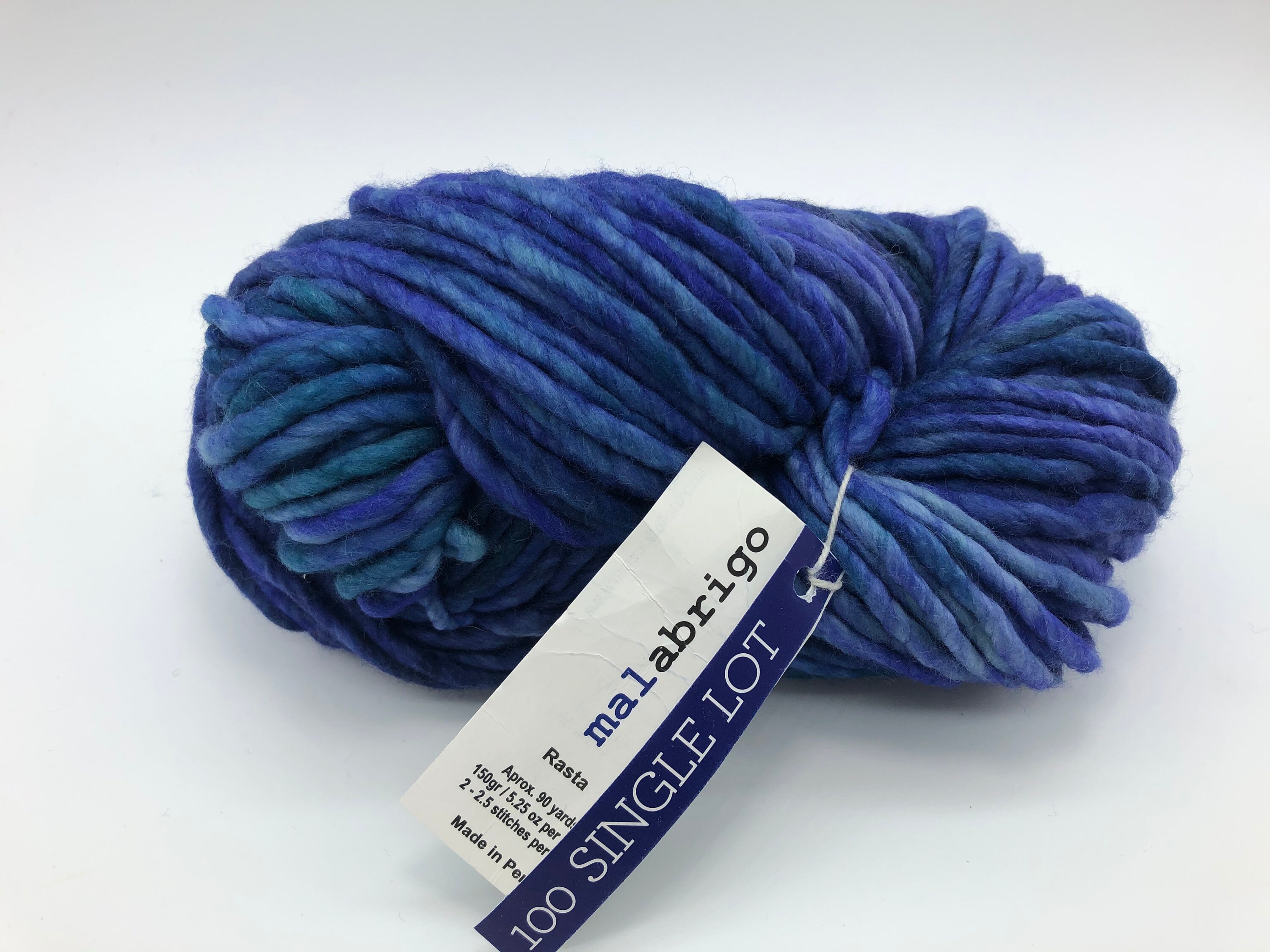 Malabrigo Rasta Yarn Knitting Pattern, Super Bulky, 100% Merino Wool ...