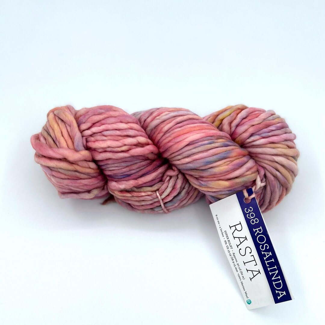 Malabrigo Rasta Yarn, Super Bulky, 100% Merino Wool, 398 Rosalinda - Etsy