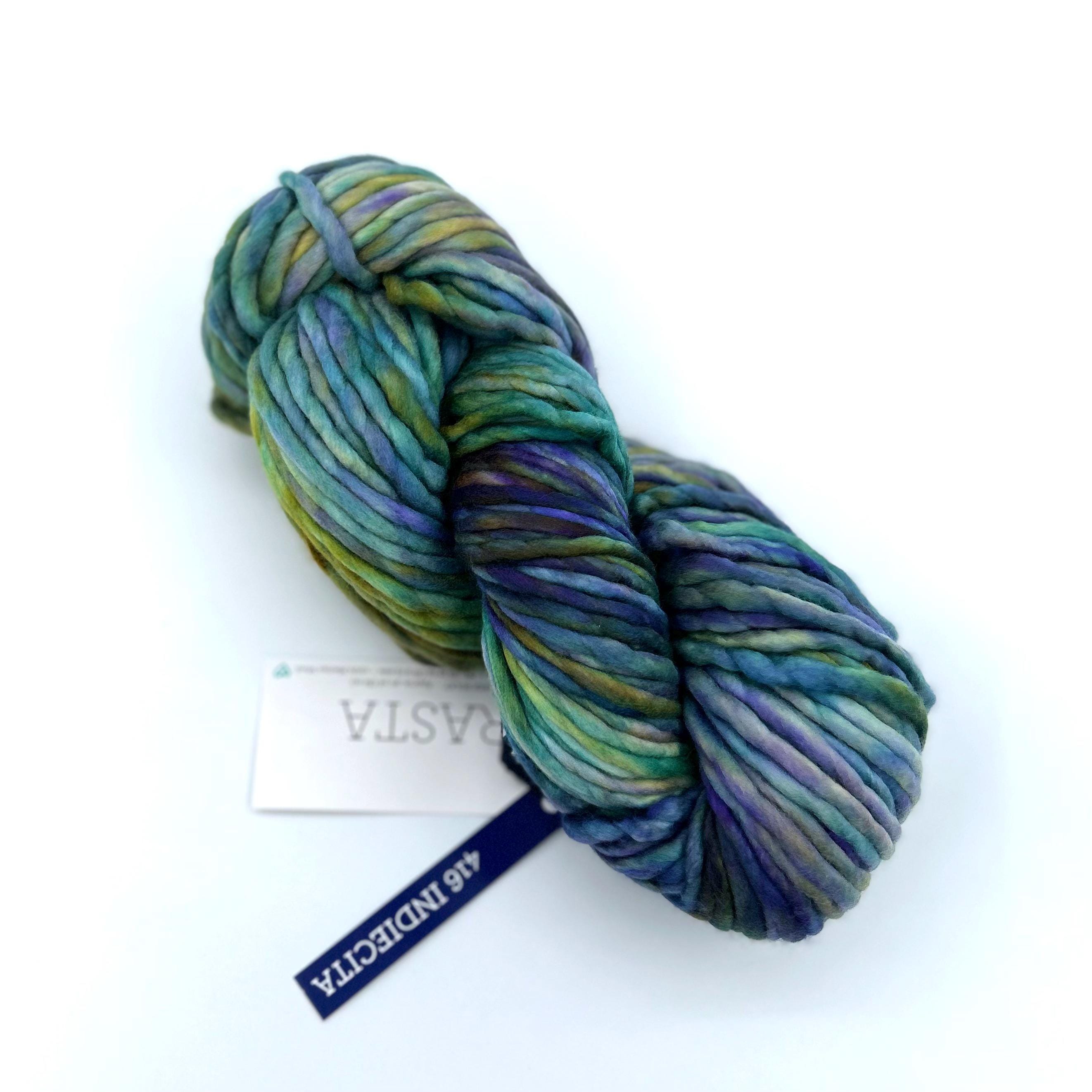 Malabrigo Rasta Yarn, Super Bulky, 100% Merino Wool, Indiecita 416