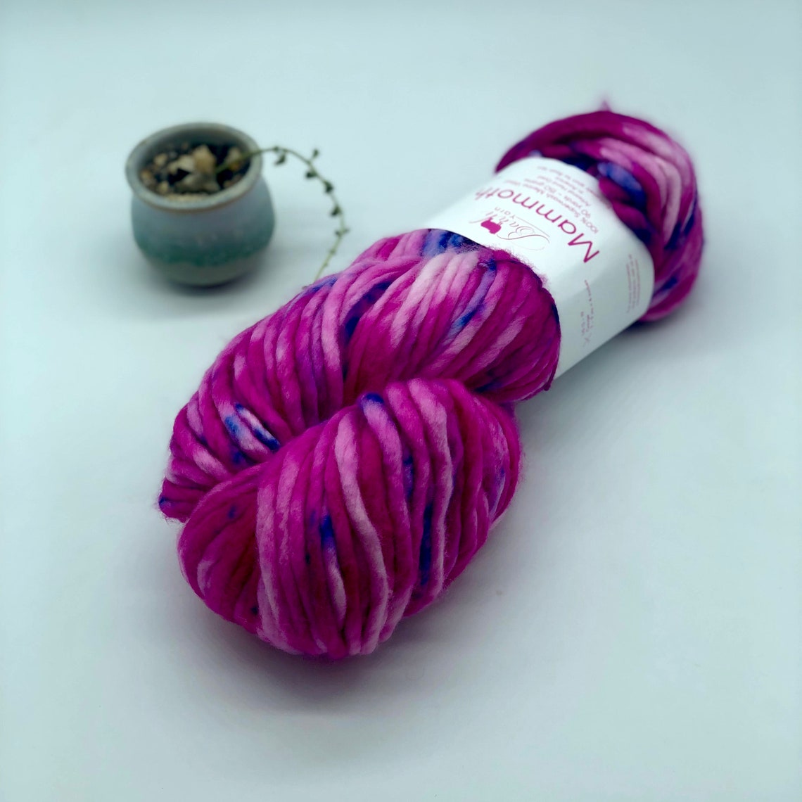 Mammoth Baah Yarn Super Bulky 100% Merino Wool Single Ply | Etsy