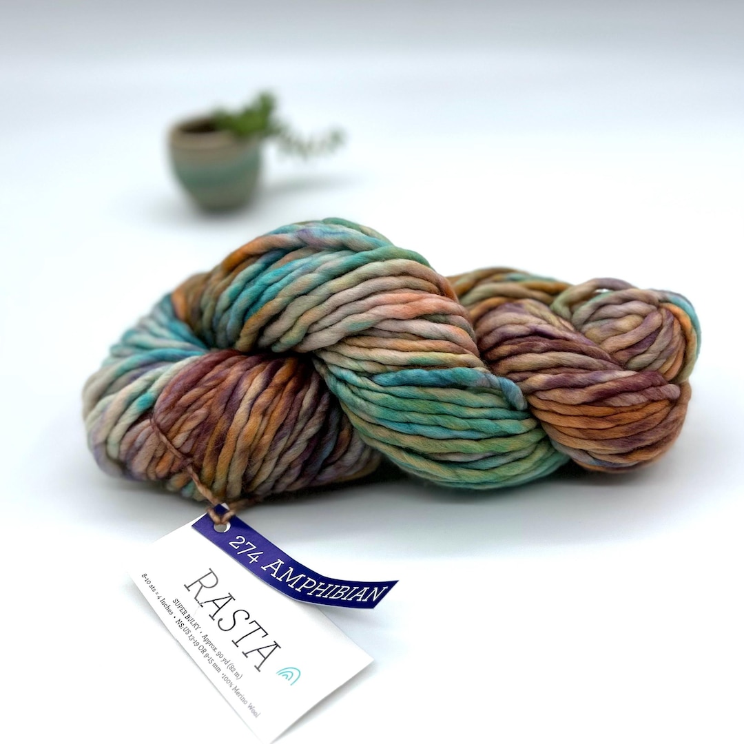 Malabrigo Rasta Yarn, NEW COLOR Super Bulky, 100% Merino Wool, 274 ...