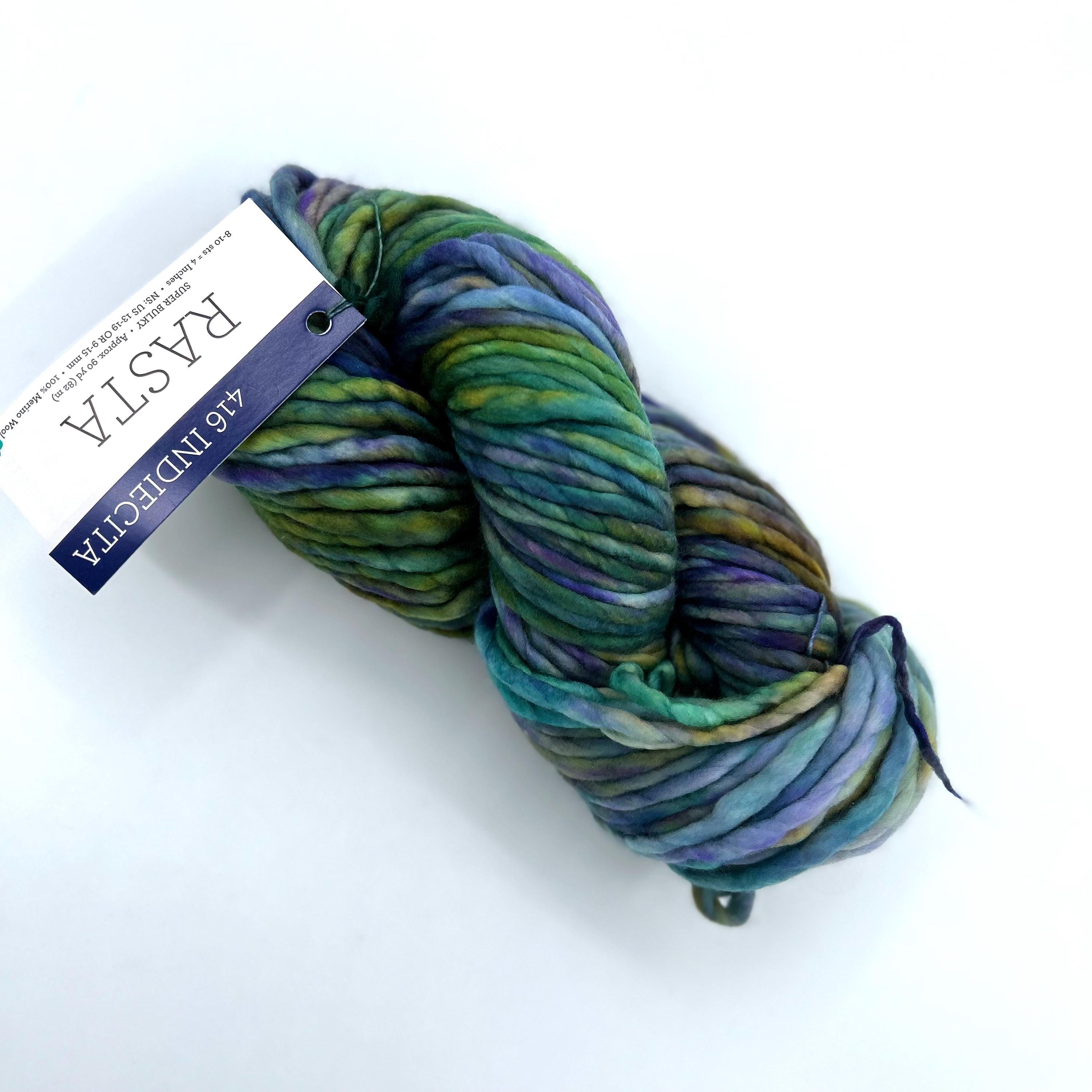 Malabrigo Rasta Yarn, Super Bulky, 100% Merino Wool, Indiecita 416
