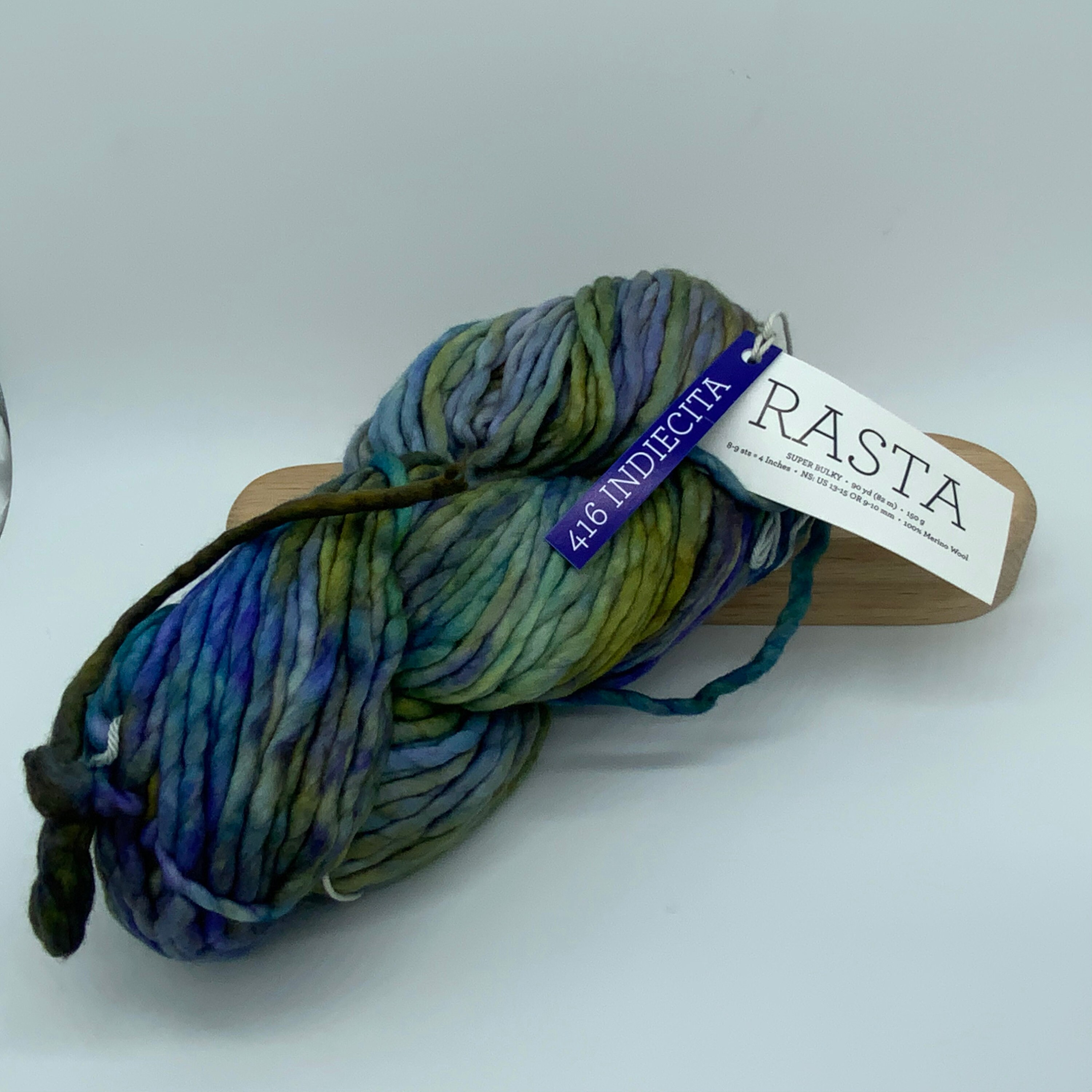 Malabrigo Rasta Yarn, Super Bulky, 100% Merino Wool, Indiecita 416