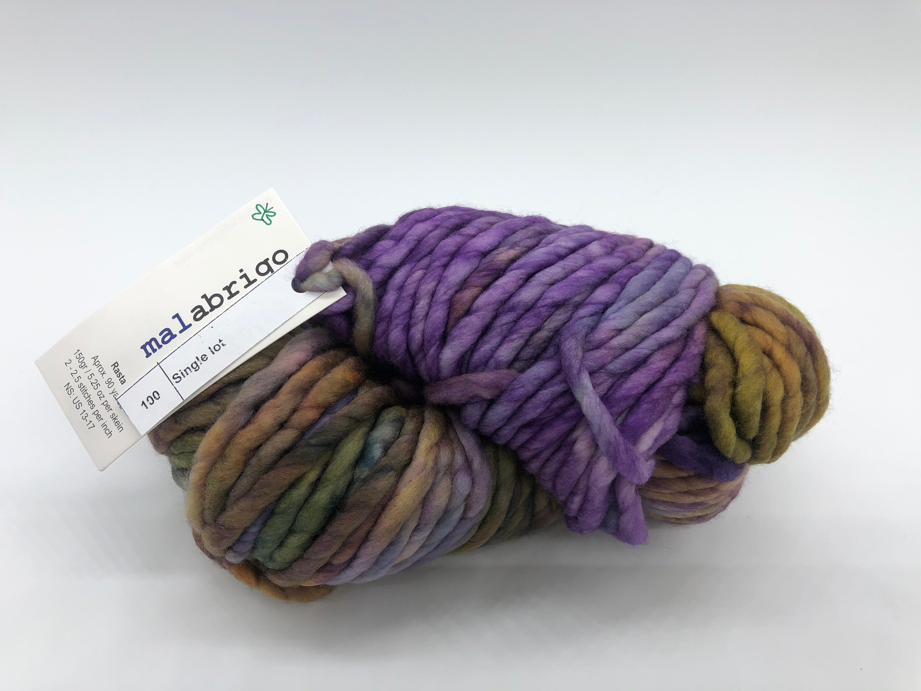 Malabrigo Rasta Yarn Knitting Pattern, Super Bulky, 100% Merino Wool ...